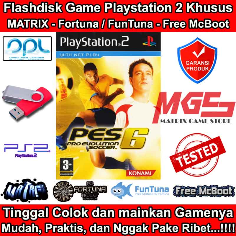 Flashdisk Game PS2 PS 2 PES 6 - Pro Evolution Soccer 6 | Lazada Indonesia