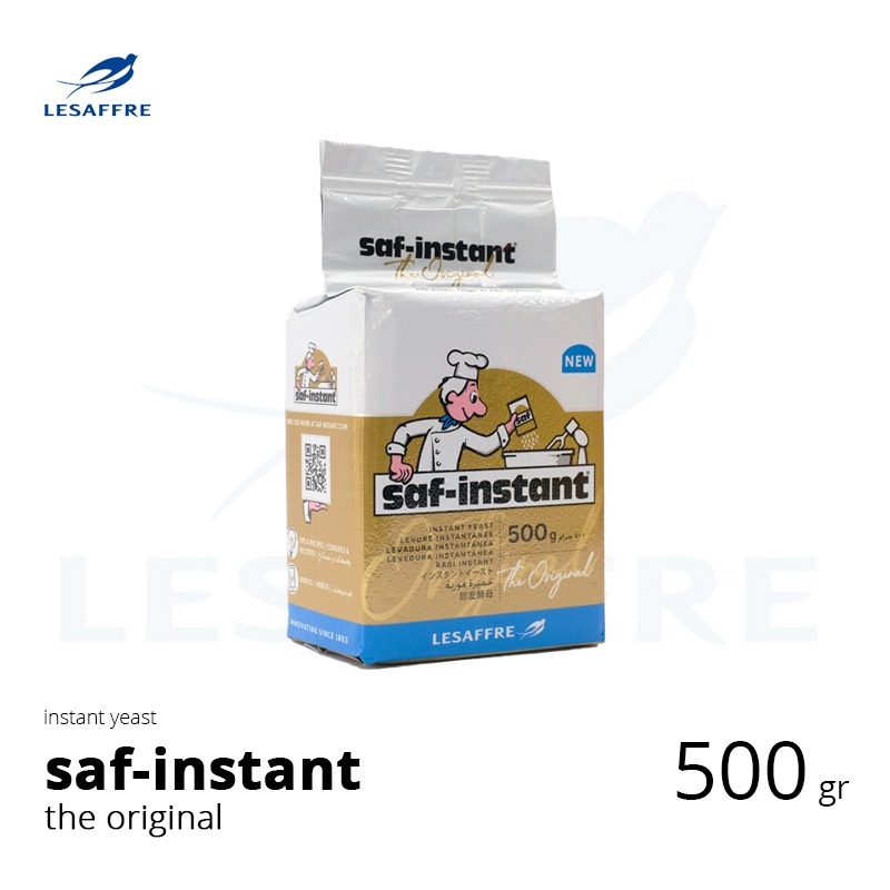 SAF INSTANT GOLD Dry Yeast, Ragi Kering Instant per 500 gr | Lazada ...