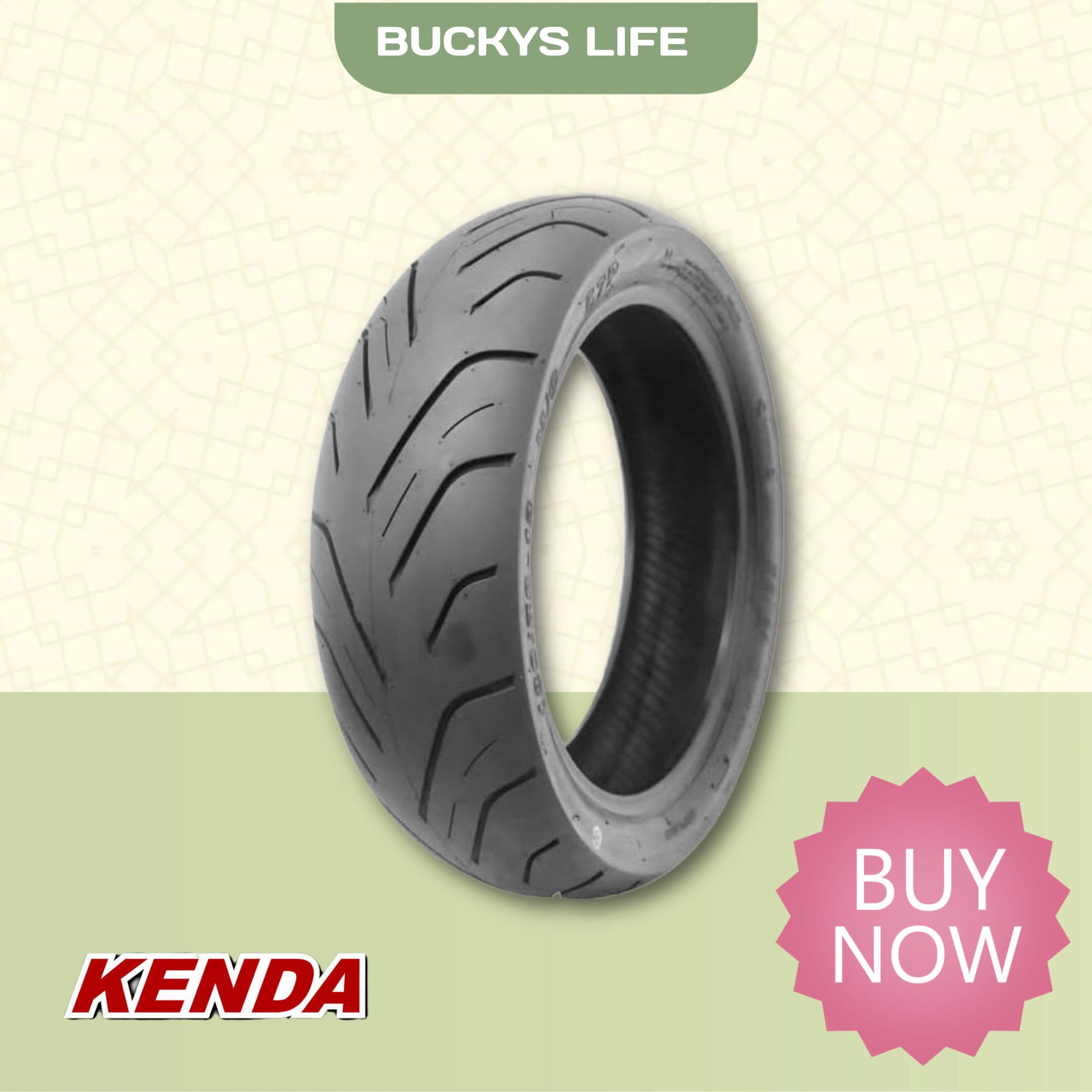 BAN TUBELESS MOTOR MATIC KENDA K6007 | Lazada Indonesia