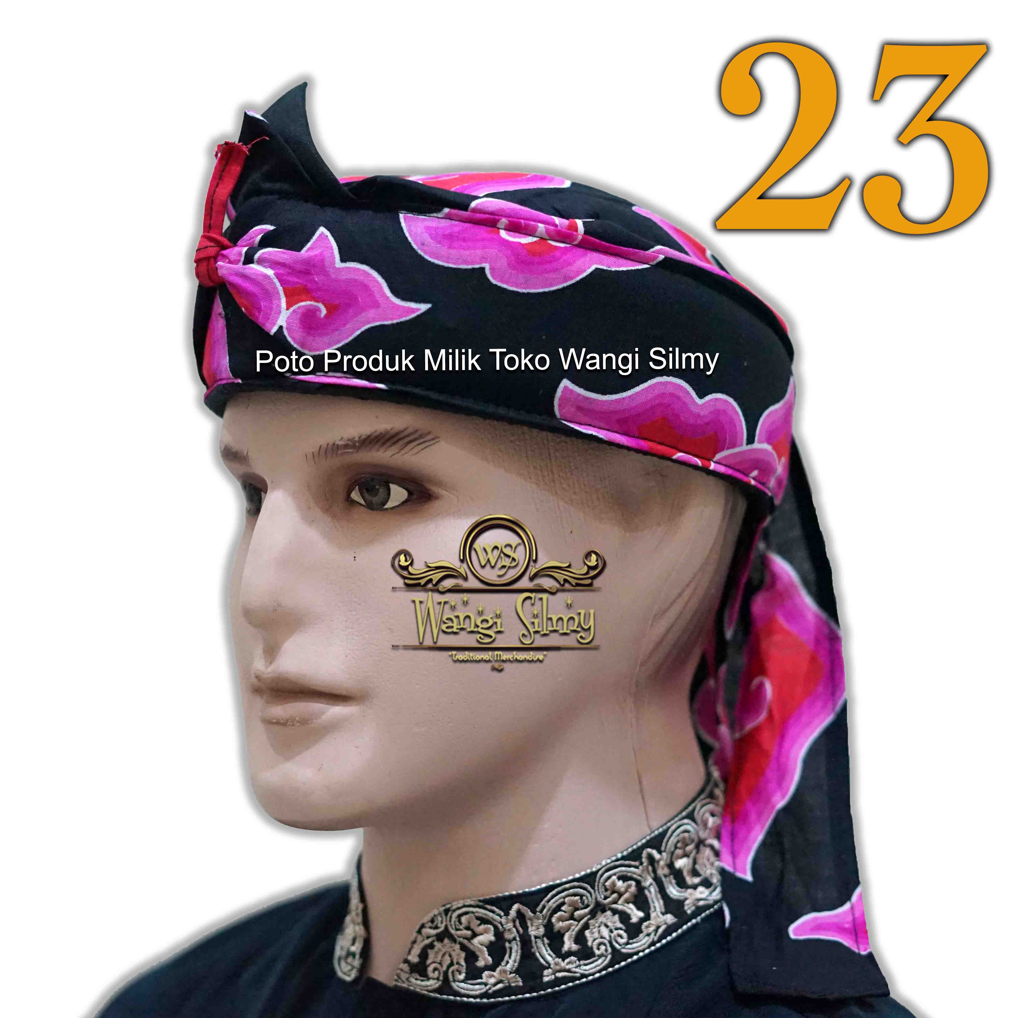 Iket Totopong Sunda Praktis - Ikat kepala tradisional batik Cirebon ...