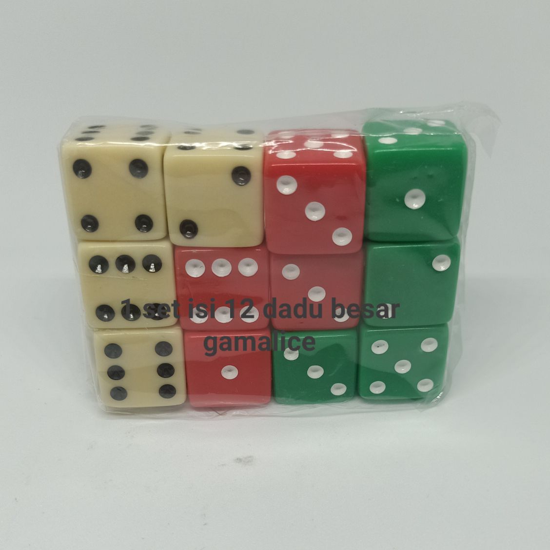 1 set dadu besar/warna warni | Lazada Indonesia