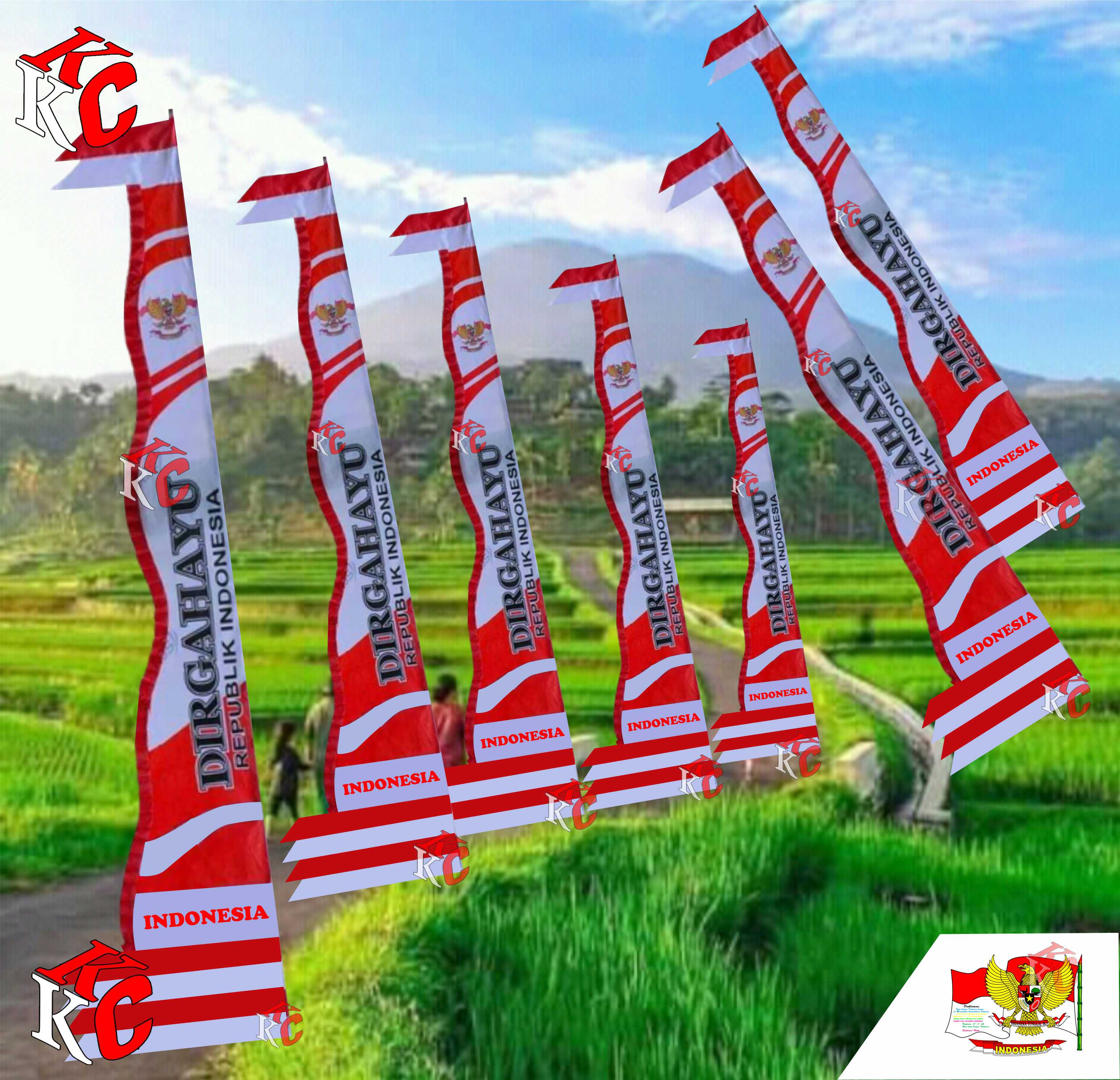 UMBUL UMBUL TERBARU CANTIK UMBUL UMBUL DIRGAHAYU BANDIR PANJANG 3 ...