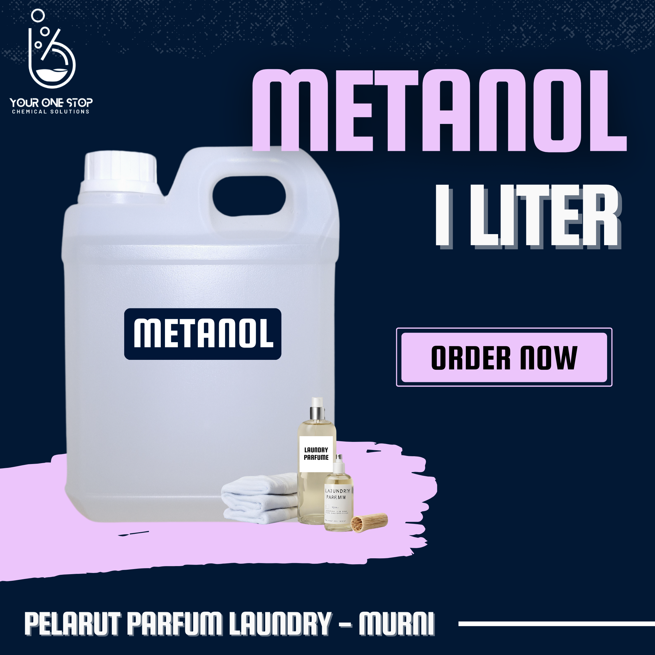 [Pulau Jawa] Methanol 1 Liter - Metanol - Pelarut Parfum Laundry ...