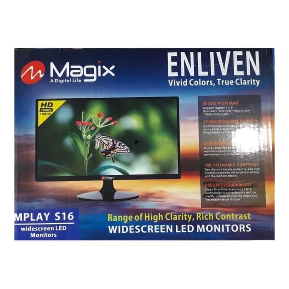 Monitor LED 16 inc Magix/Varro/Sunbio [Warranty 1 Tahun] | Lazada Indonesia