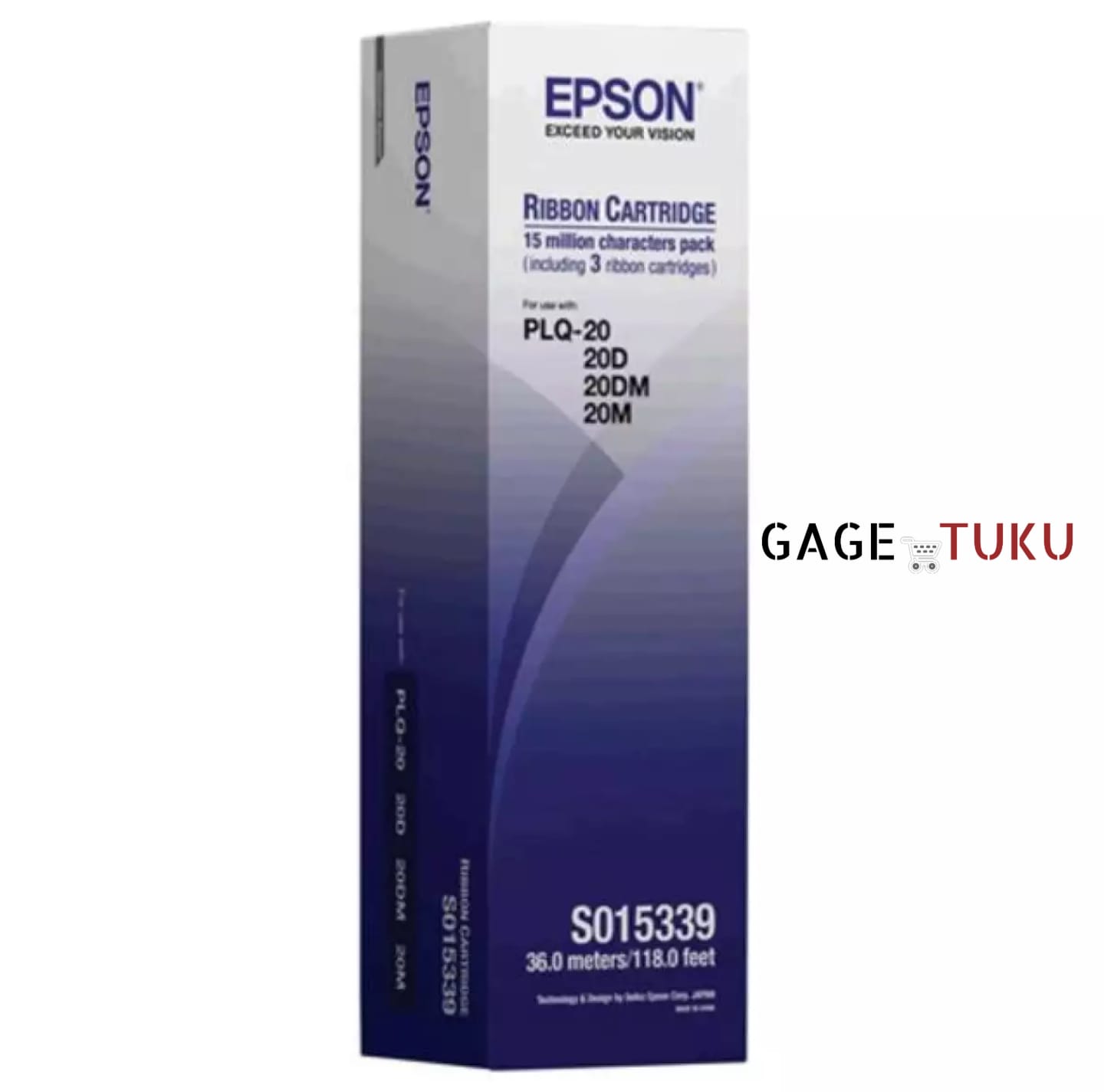 Epson PLQ 20 | Original Ribbon Cartridge - Pita Printer - Dot Matrix ...