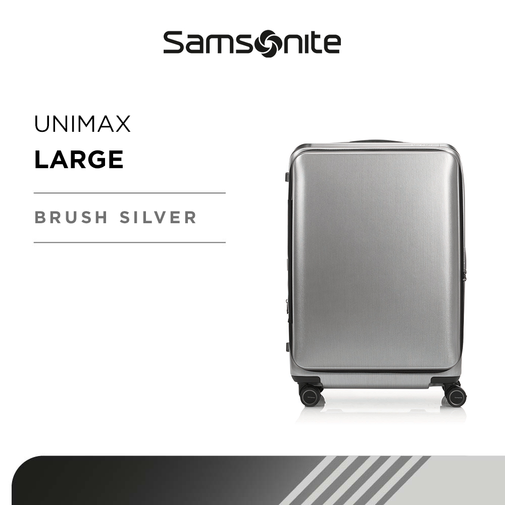 Samsonite Koper Hardcase Unimax Spinner Large 28 Inch - Brush Silver ...
