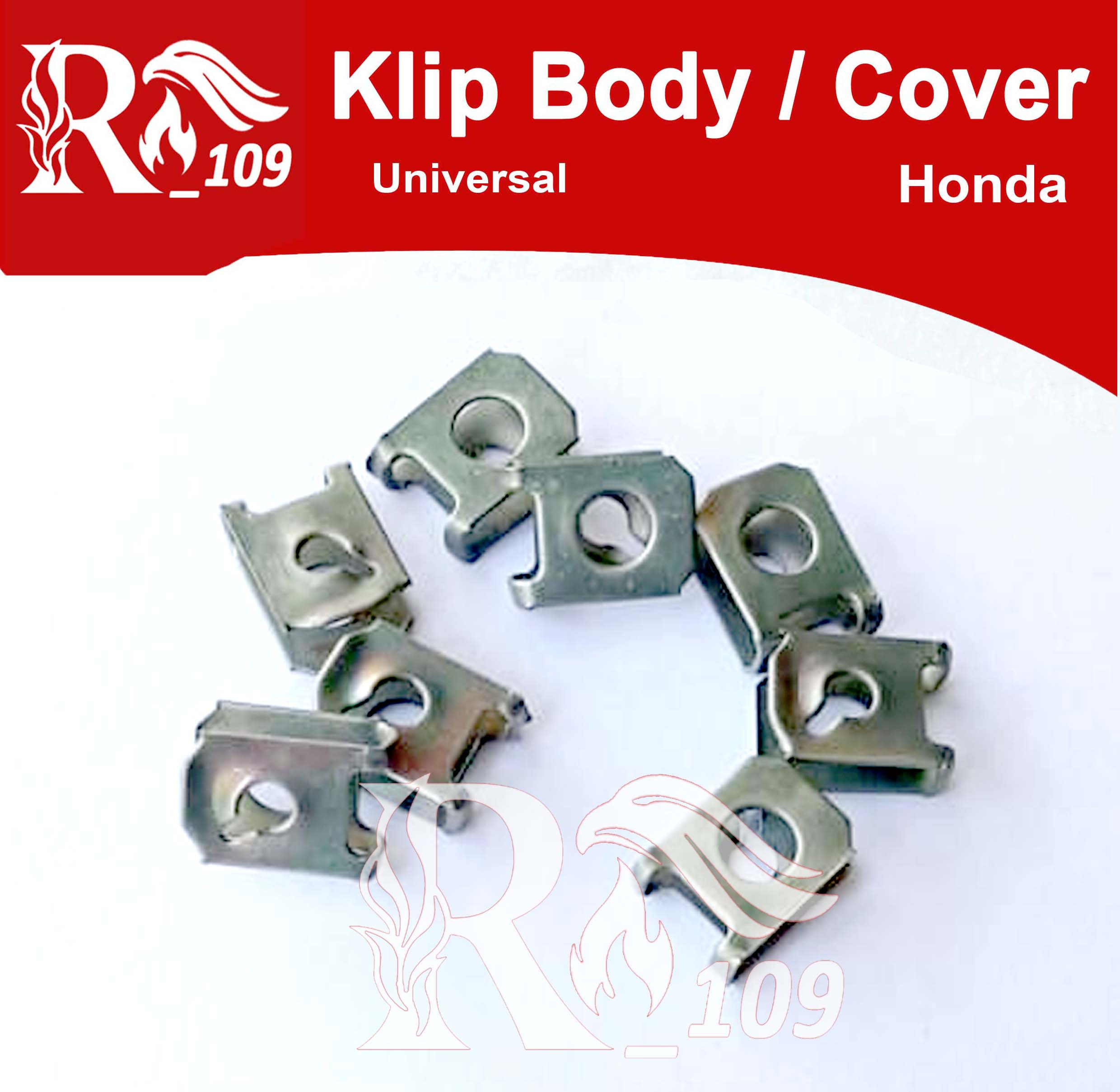 Paket 20 Pcs ( Only Klip ) Body Honda / Klip Motor Honda/ Klip Cover ...