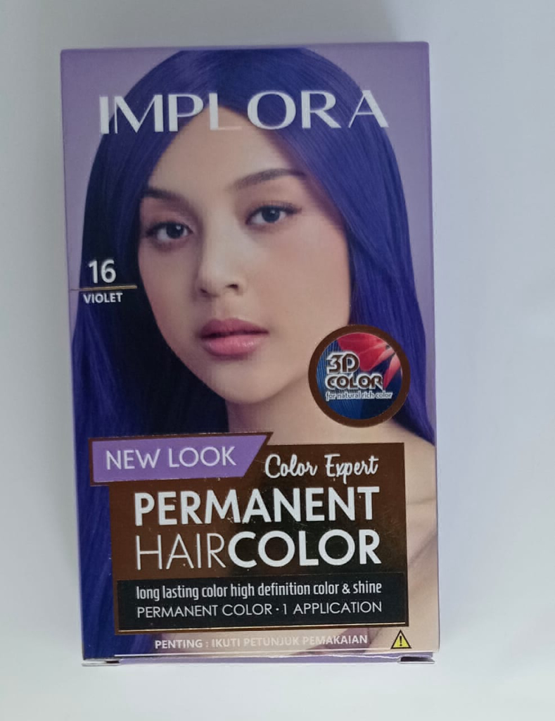 IMPLORA Cat Rambut Permanent Hair Color Expert | Lazada Indonesia