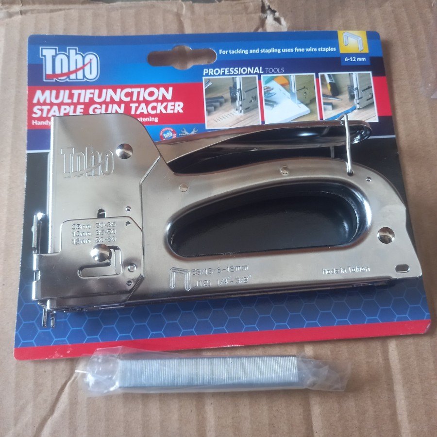 Premium Staple Gun 3 WAY Staples Gun Tacker Pro TOHO | Lazada Indonesia