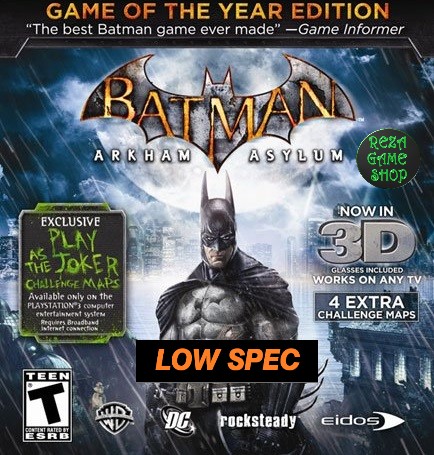 Batman Arkham Asylum Game Of The Year Edition FULL DLC | GAME PC | GAME ...