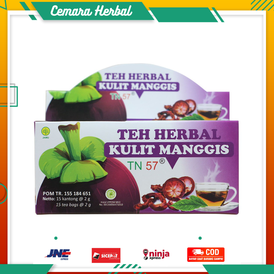 Teh Celup Kulit Manggis Toga Nusantara POM TR - 15 Kantong Teh Kulit ...