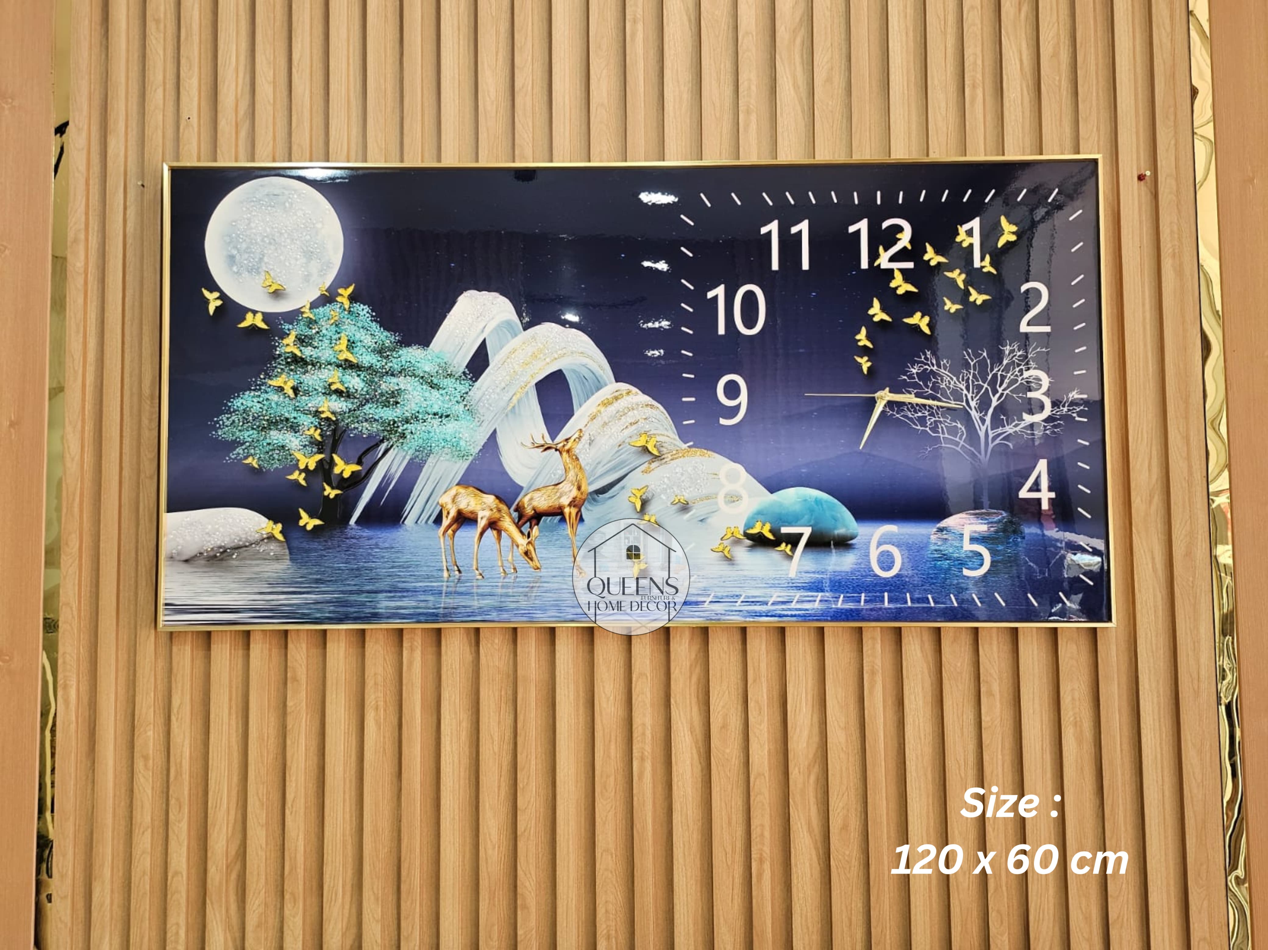 Jam Dinding Seni Lukisan Porcelain | Lazada Indonesia