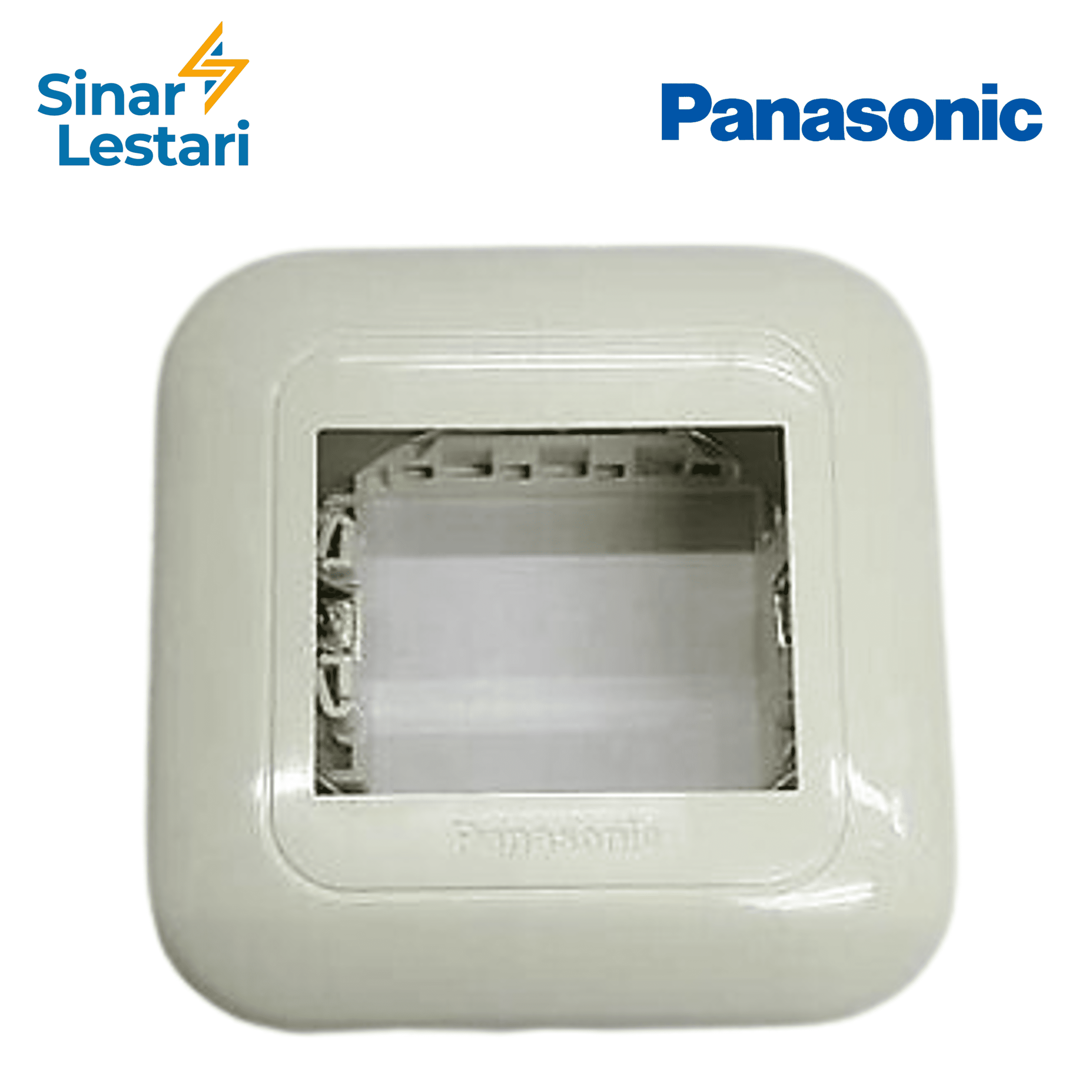 Panasonic 1 gang 2 device Wideframe Frame Saklar Wide WEJ78029 | Lazada ...