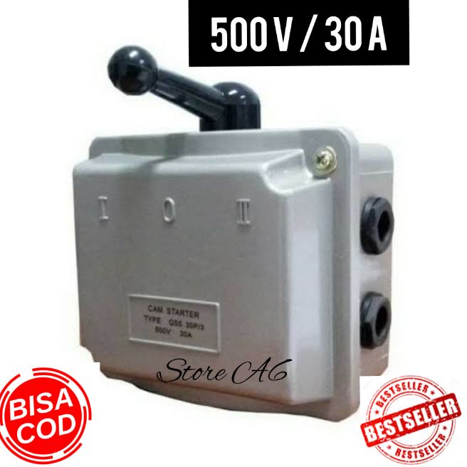 Handel 1-0-2 ,Tuas Saklar Listrik 30 A Saklar Genset Generator on/off ...