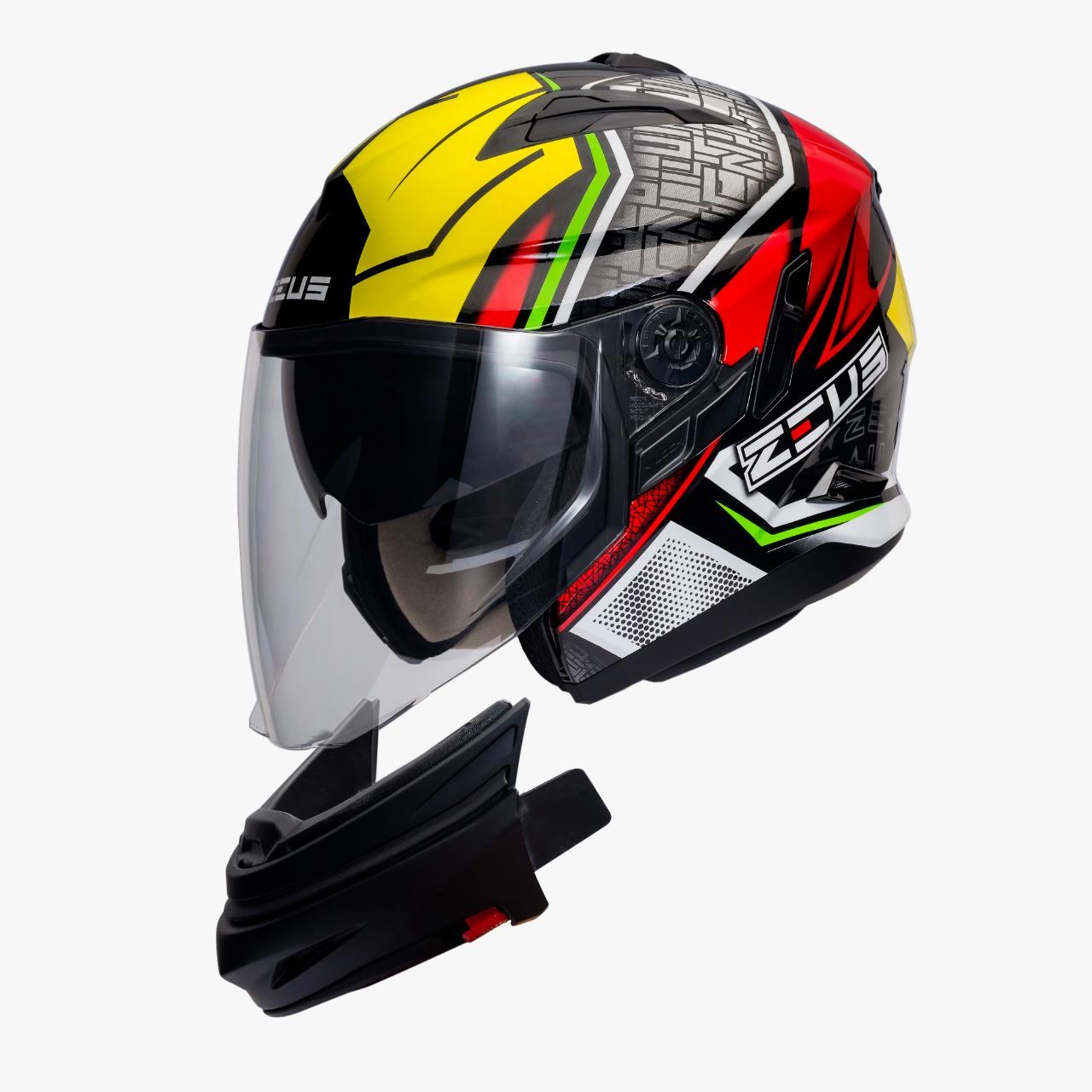 Helm Zeus 613C Modular AJ11 Helm Zeus 613 Modular Multifungsi ZS-613C ...