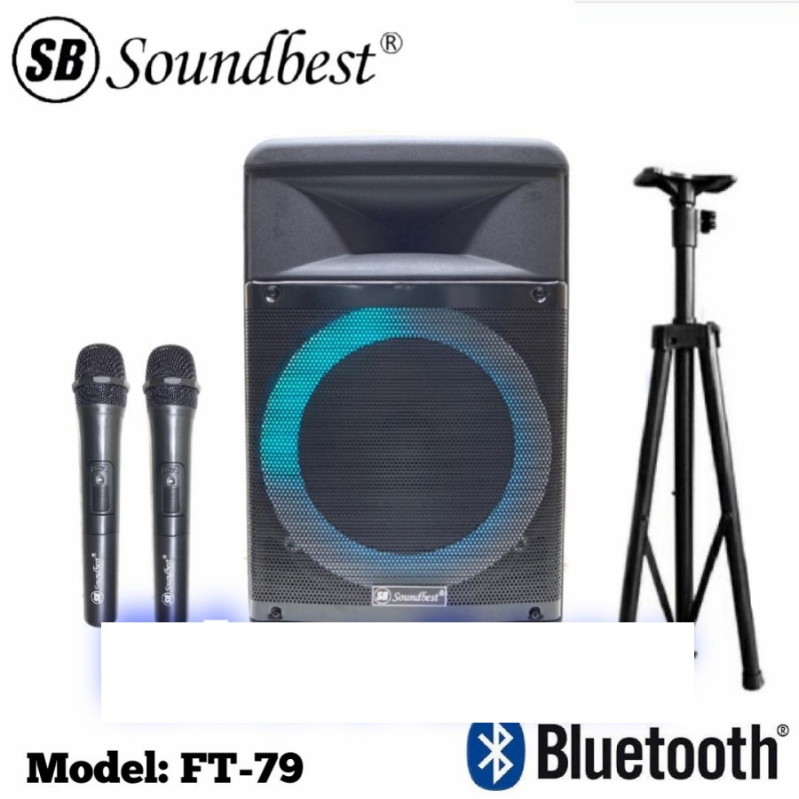Speaker Portable Wireless Soundbest FT 79 12 inch Bluetooth | Lazada ...