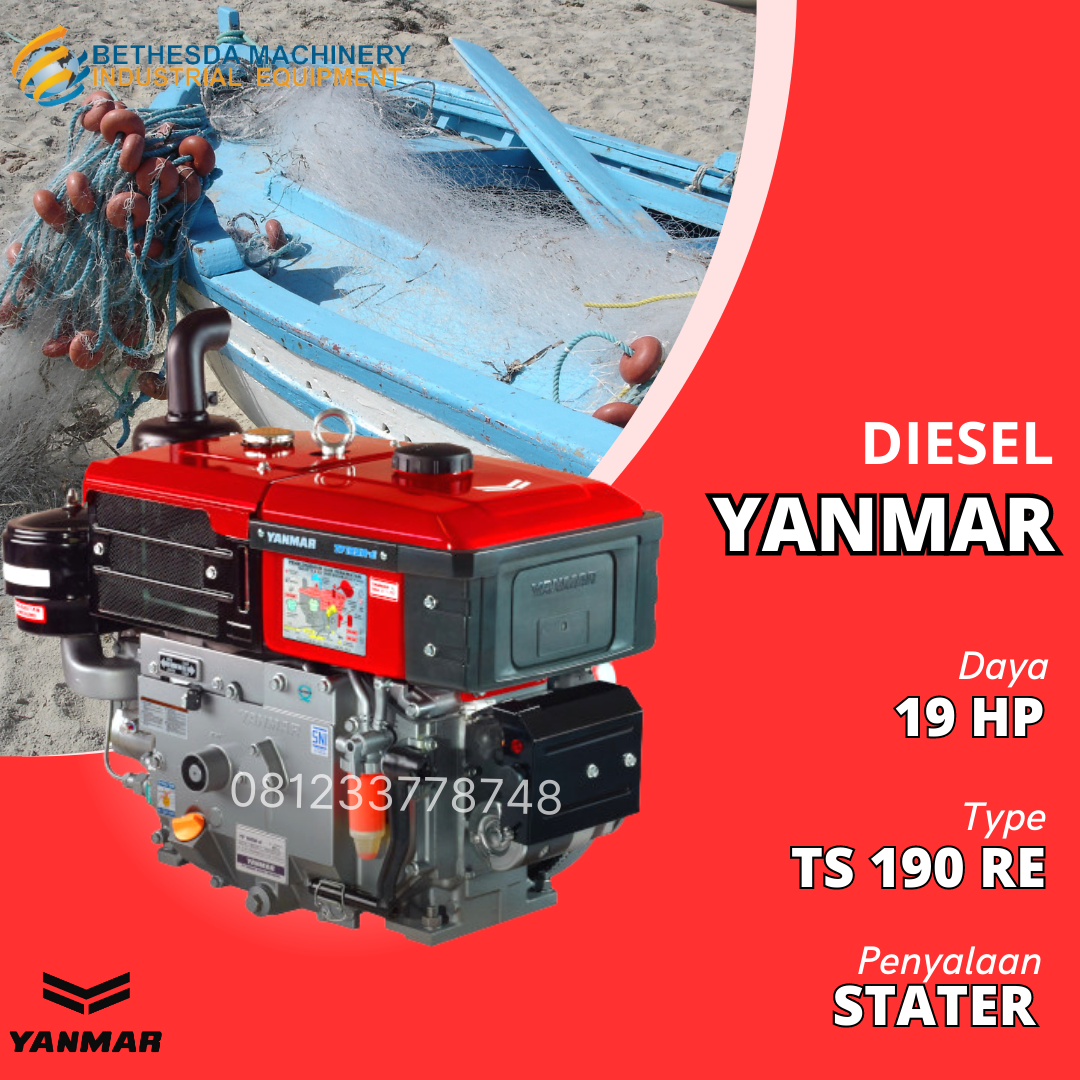 Mesin Penggerak Yanmar 19 HP Starter Diesel TS 190 RE | Lazada Indonesia