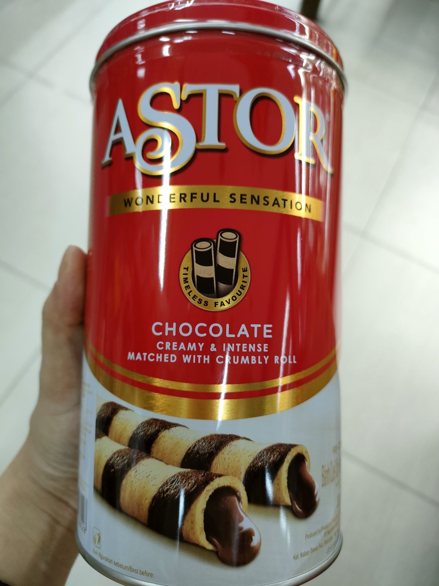 ASTOR KALENG 330GR BISKUIT WAFER COKLAT ENAK BESTSELLER PARCEL SNACKS ...