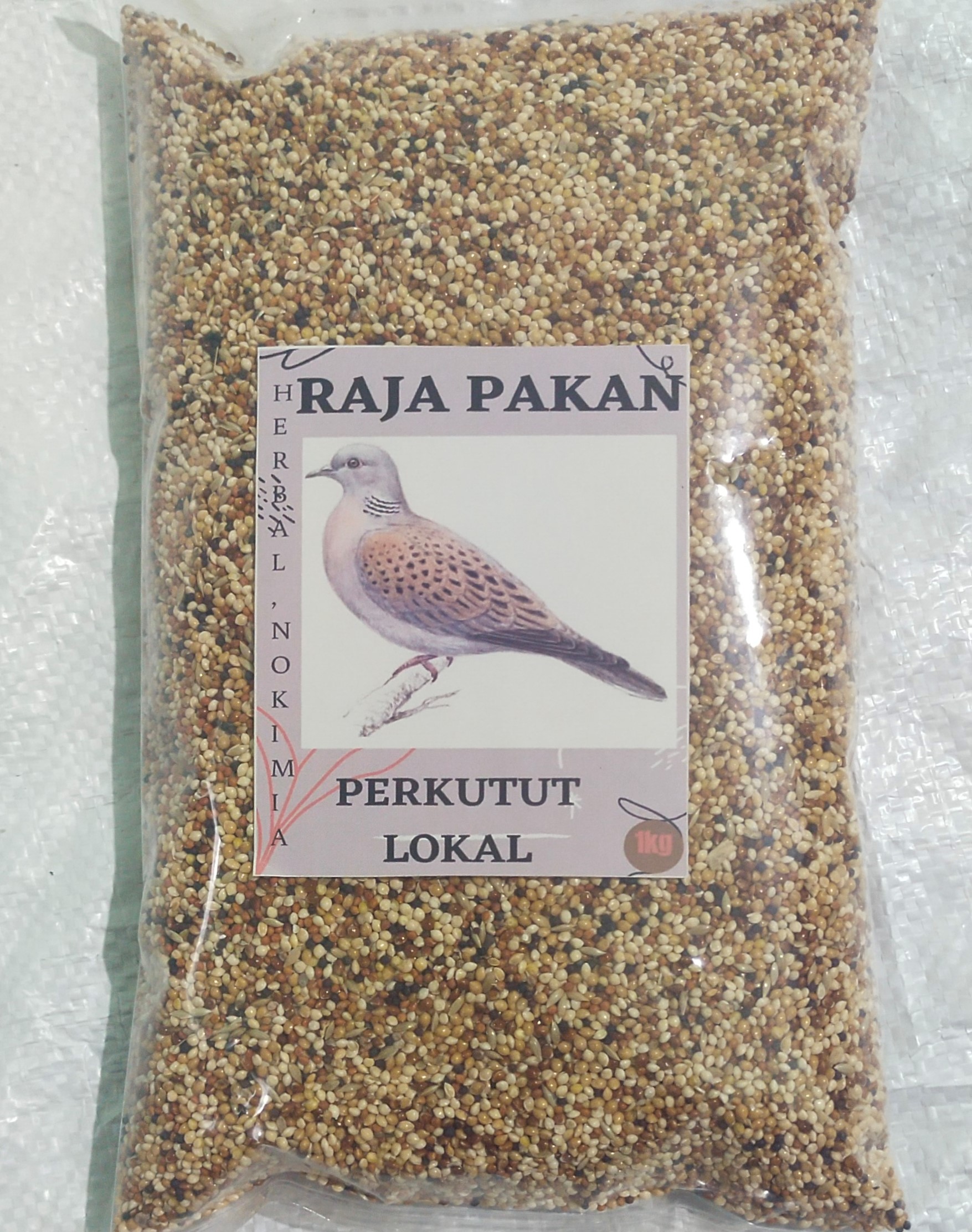 Pakan PERKUTUT kemasan 1kg | Lazada Indonesia