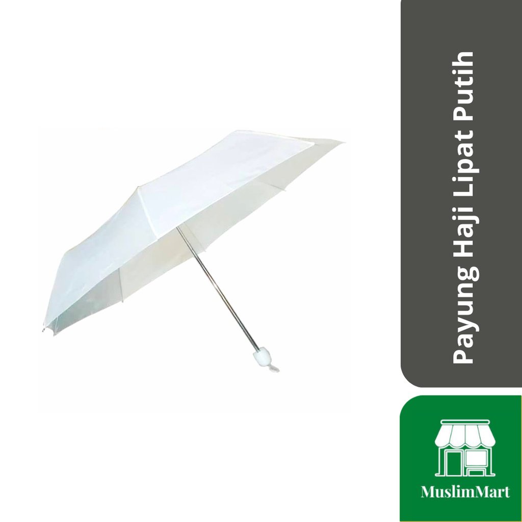 Souvenir Payung Lipat Haji Putih Polos | Lazada Indonesia