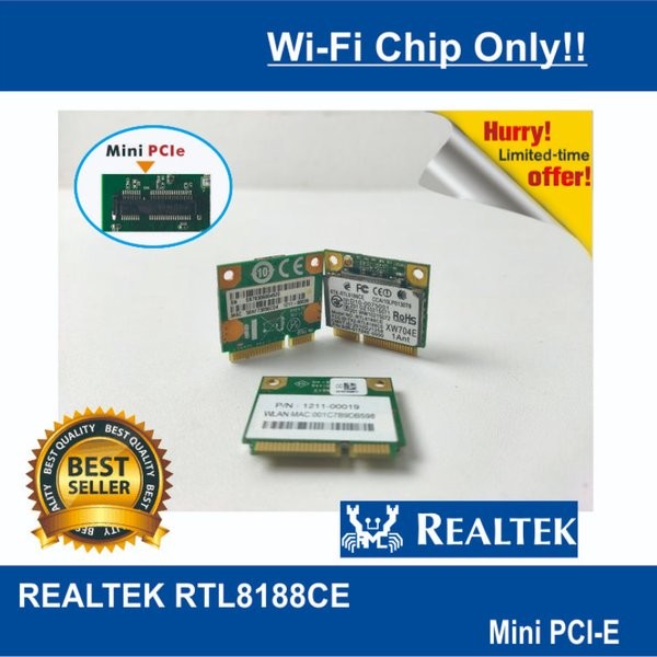 WFI-RTL-7 WiFi Chip Laptop Notebook REALTEK RTL8188CE WIRELESS CHIP IC ...