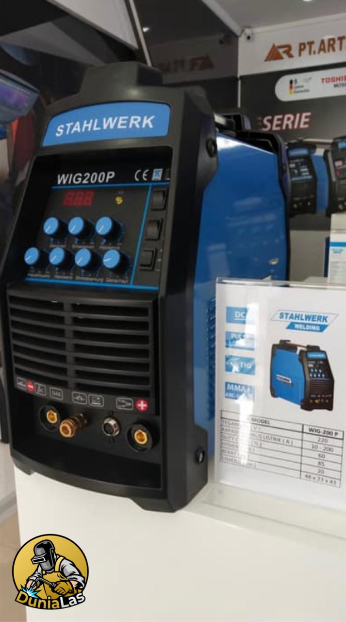 Stahlwerk TIG-200P Mesin Las Argon DC TIG Pulse 200A | Lazada Indonesia