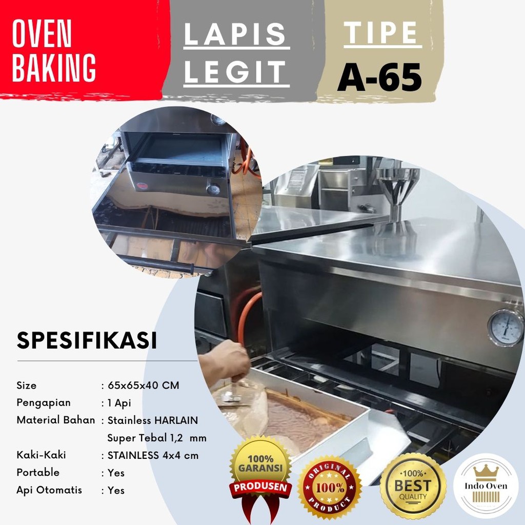 Oven Gas Lapis Legit 1 Api Tipe A-65 | Lazada Indonesia