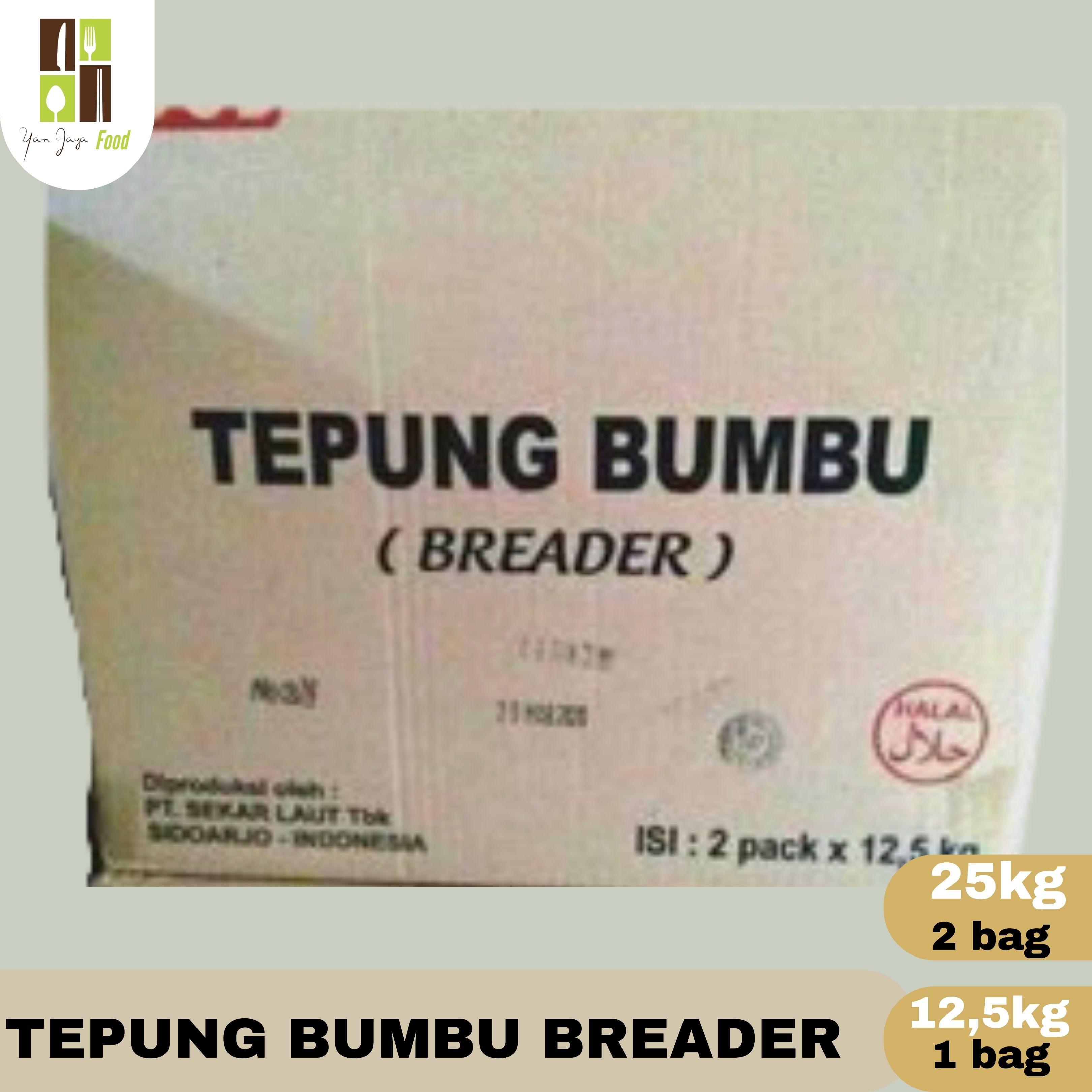 Finna Tepung Bumbu Breader Hot / Tepung Biang Fried Chicken 25 Kg [ 2 Bag ] | Lazada Indonesia