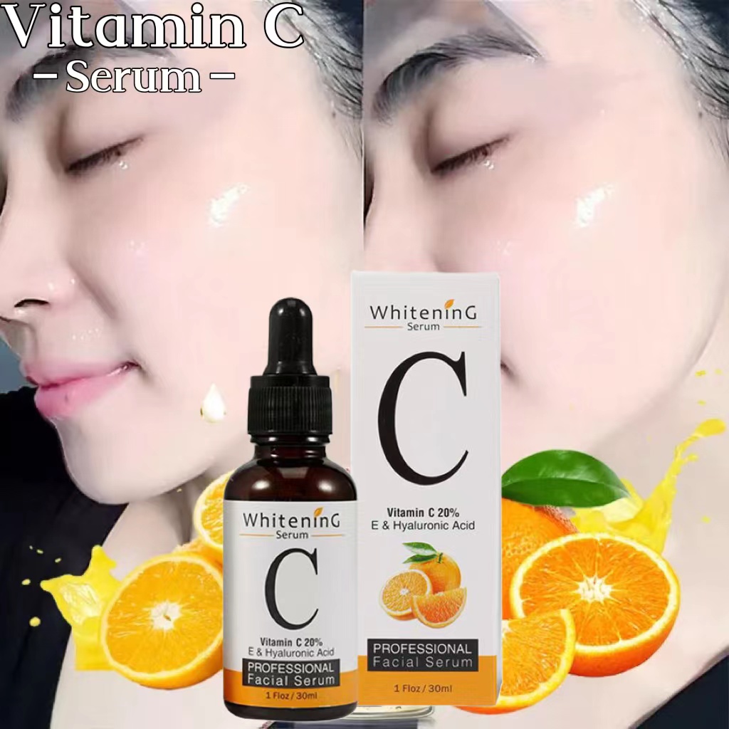 Serum Wajah Vitamin C Serum Orange Vit C dan E 30ML Original Forte Dus Oranye/Kuning Mencerahkan ...