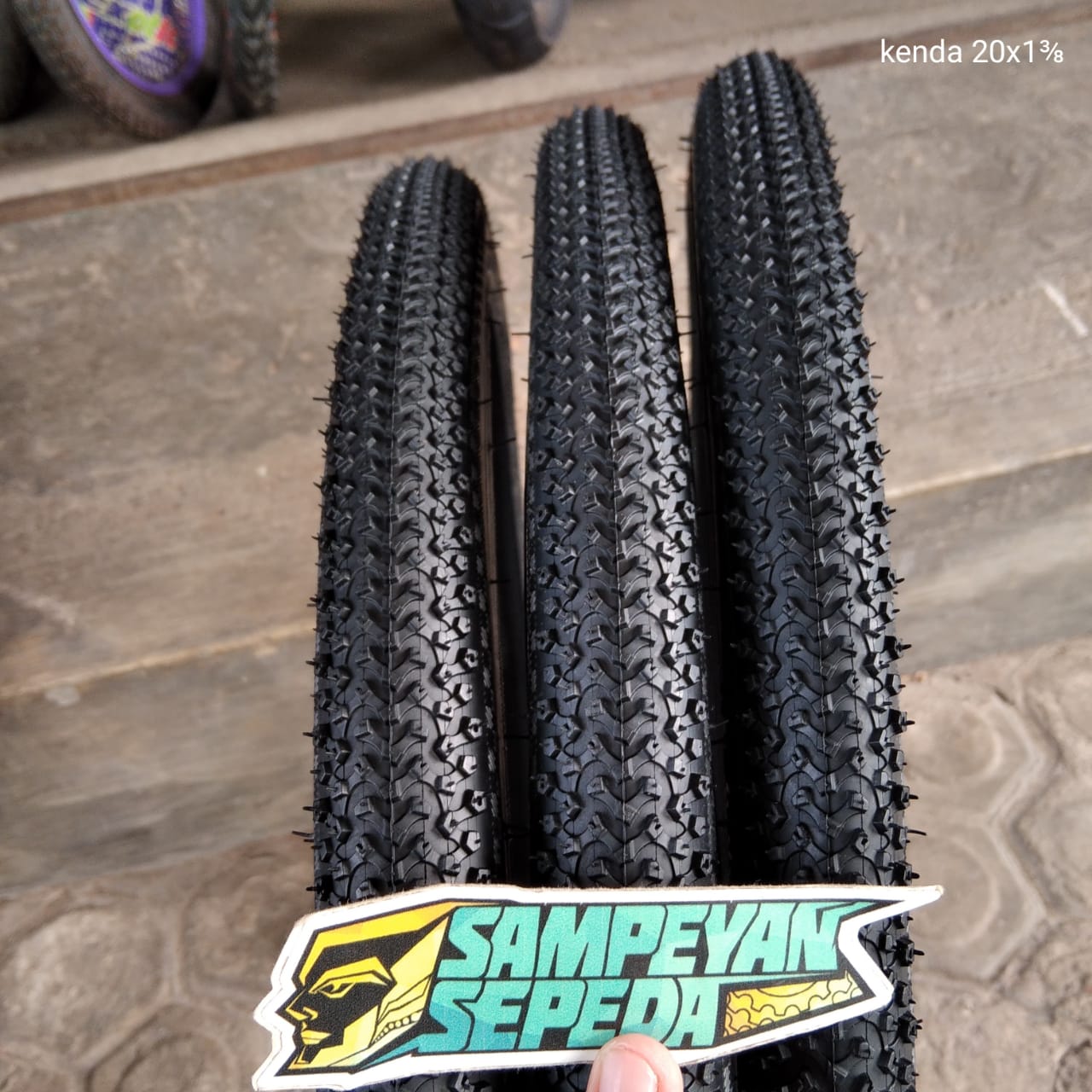 Ban Luar Kenda 20x1 3/8 Hitam K1177 Ban Sepeda Lipat 20 Plus 451 Ukuran ...