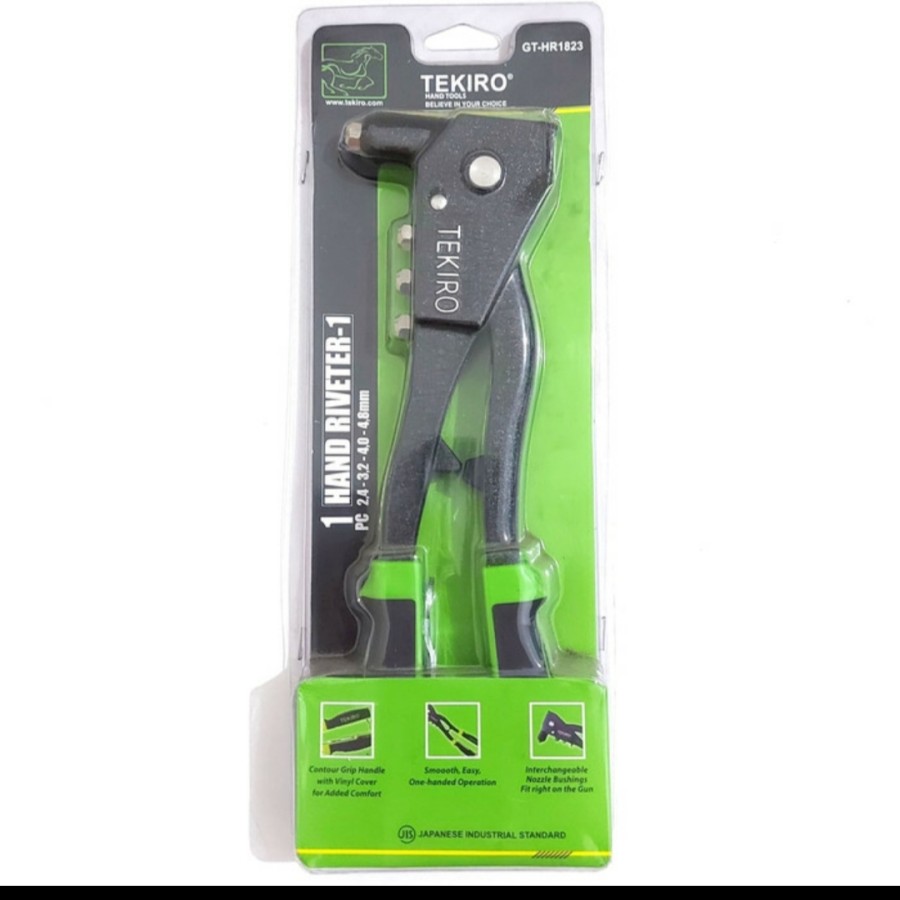 TEKIRO hand riveter tang rivet paku tembak 2.4 3,2 4.8 mm tekiro paku ...