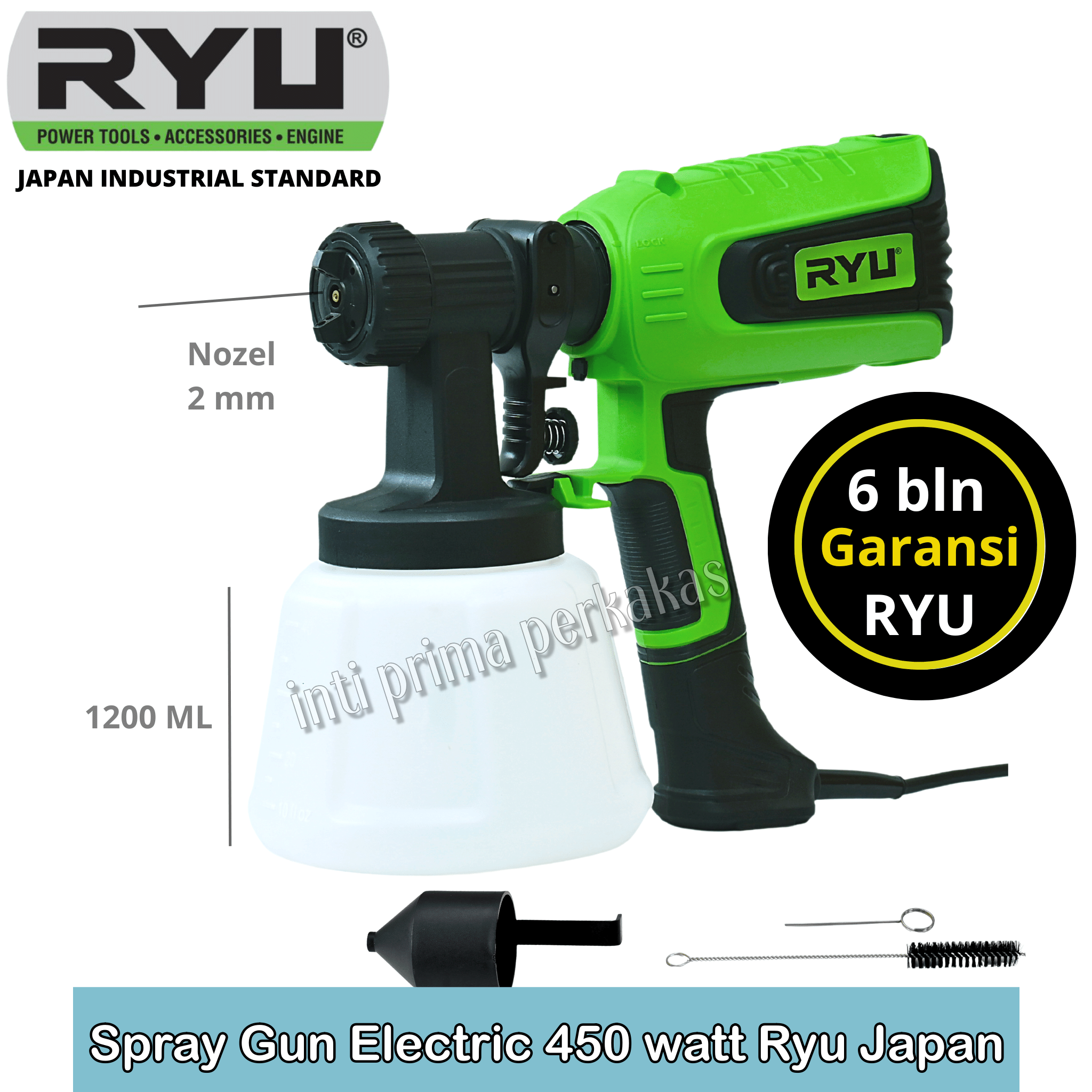 Spray gun electric listrik RYU RSE 800 | Lazada Indonesia