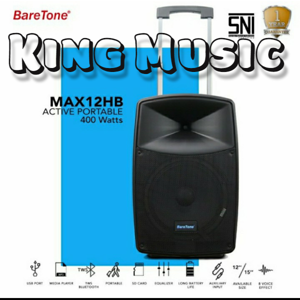 speaker meeting wireless baretone max12 hb max12hb max 12hb 12 inch ...