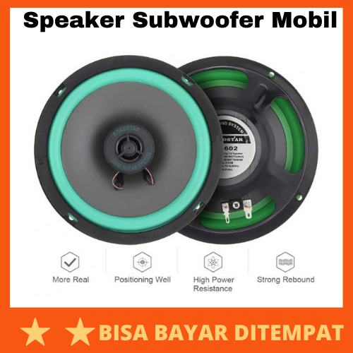 Speaker Subwoofer Mobil HiFi 6.5 Inch 160W 1 PCS / Speaker Spiker Power ...