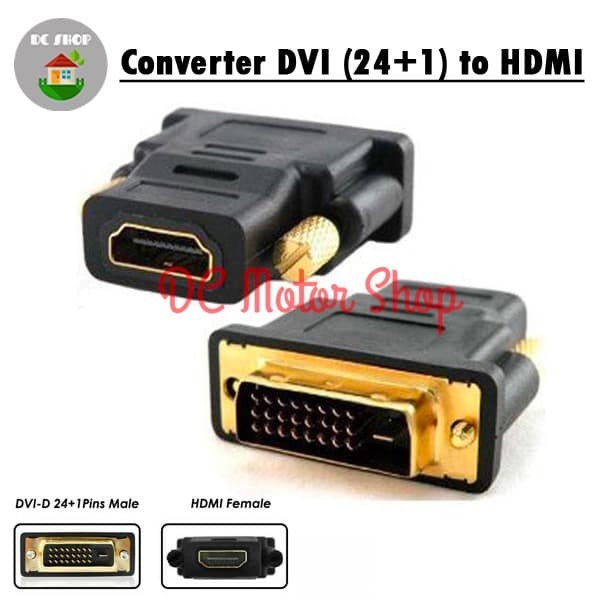 KONEKTOR / CONNECTOR / CONVERTER / HDMI TO DVI 24+1 /DVI-D/DVI 24 + 1 | Lazada Indonesia