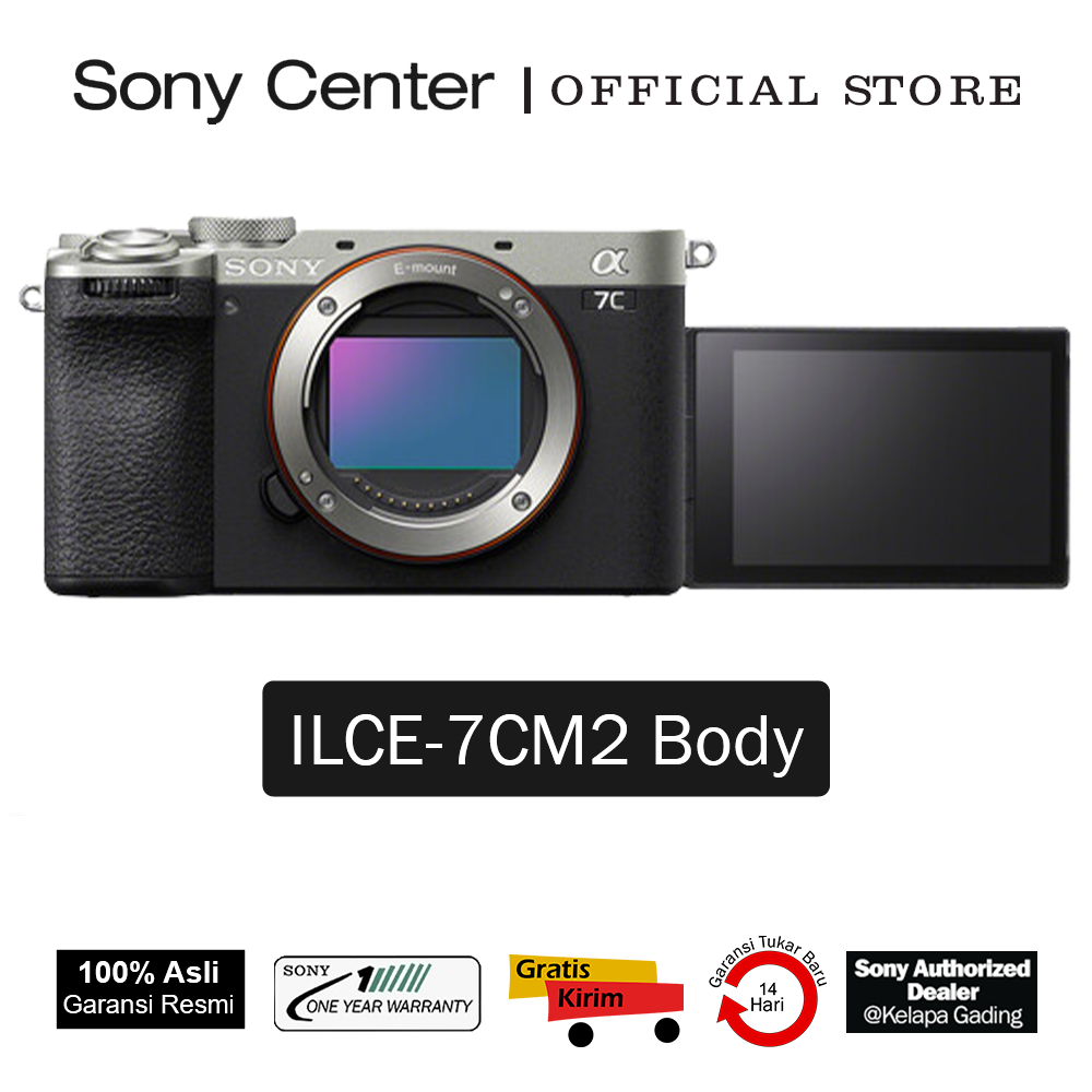 SONY Alpha A7C II / Kamera full-frame ringkas Alpha 7C mark 2 / Kamera ...