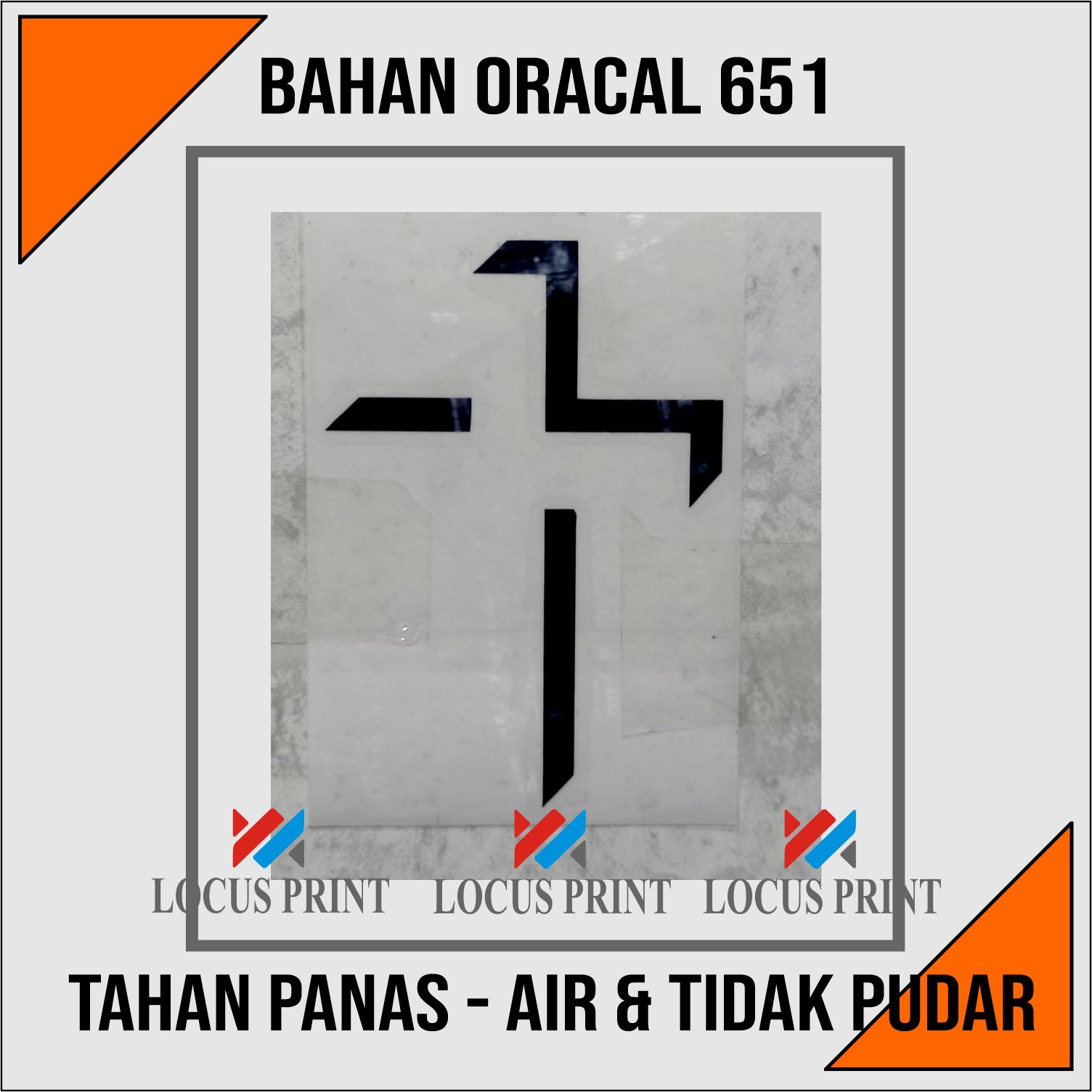 Cutting Sticker Stiker Salib Jesus Yesus Kristen Nasrani Bahan Oracal ...