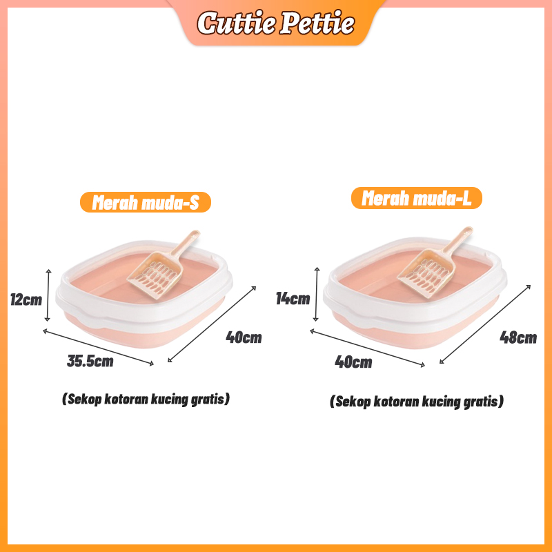 【Ready】Bak Pasir Kucing Bak Pasir Kucing Jumbo Tempat Pup Kucing Tempat ...