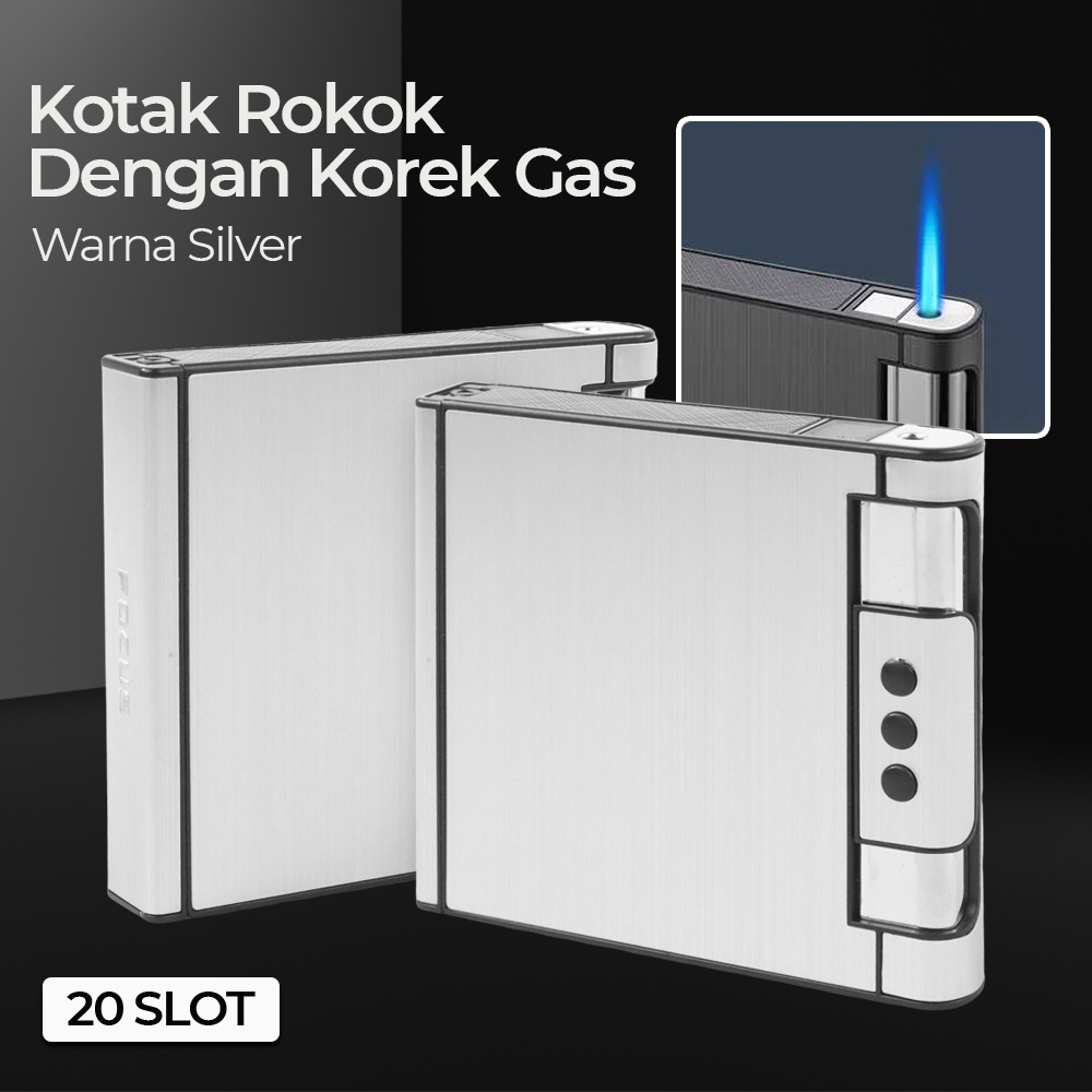 [lintingan tembakau] Focus Kotak Rokok 20 Slot dengan Korek Gas - JD ...