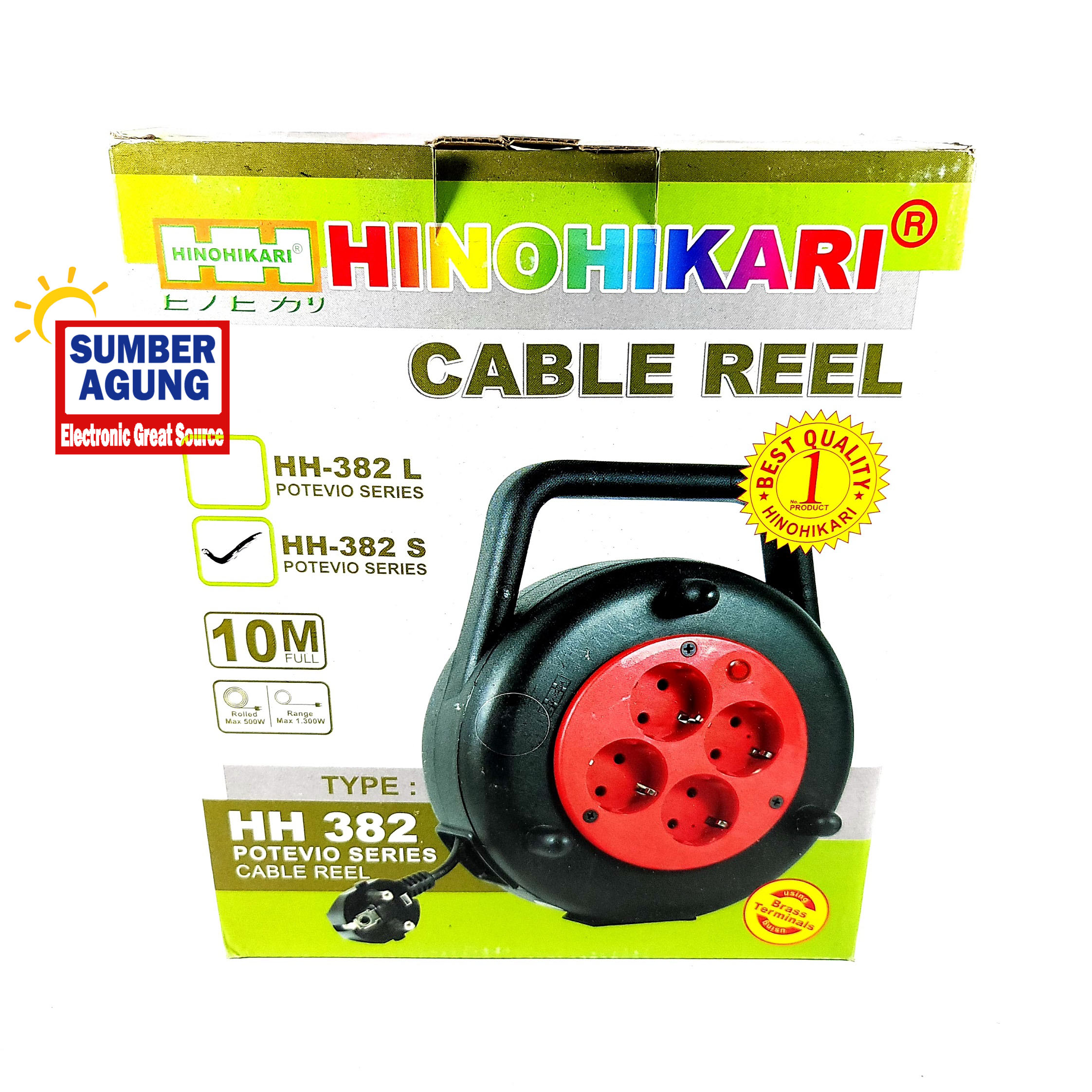 Hinohikari Rol Kabel Panjang 10M Full 10 Meter Olor Cable Reel HH382S ...