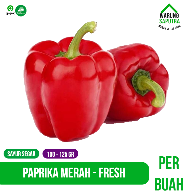 Cabai / Bell Pepper / Cabe Paprika Merah Segar per Buah | Lazada Indonesia