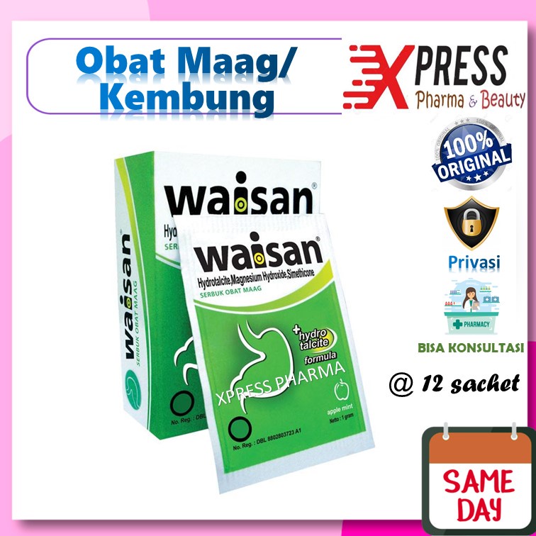 ⚡XPRESS⚡ Waisan Obat Maag isi 12 sachet granul | Lazada Indonesia