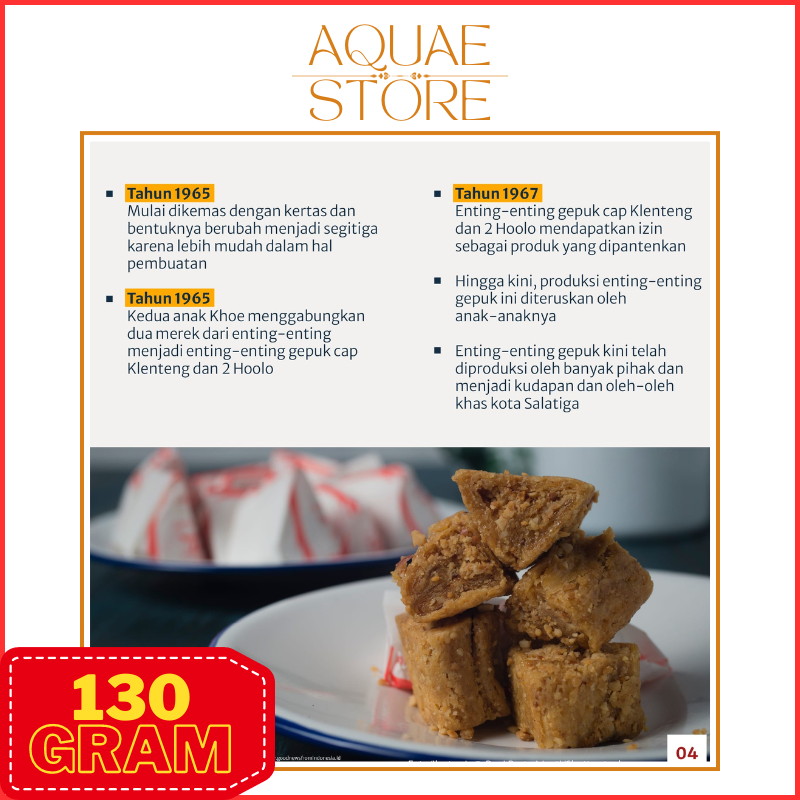 130Gr Enting Enting Gepuk Cap Klenteng dan 2 Hoolo - Cemilan Jadul ...