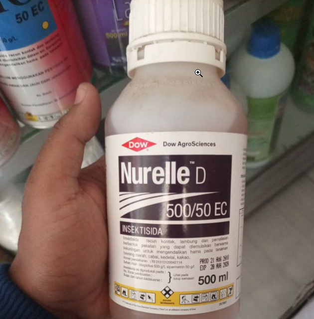 Jual INSEKTISIDA KONTAK NURELLE D KLORPIRIFOS 500 SIPERMETRIN 50 EC 500 ...