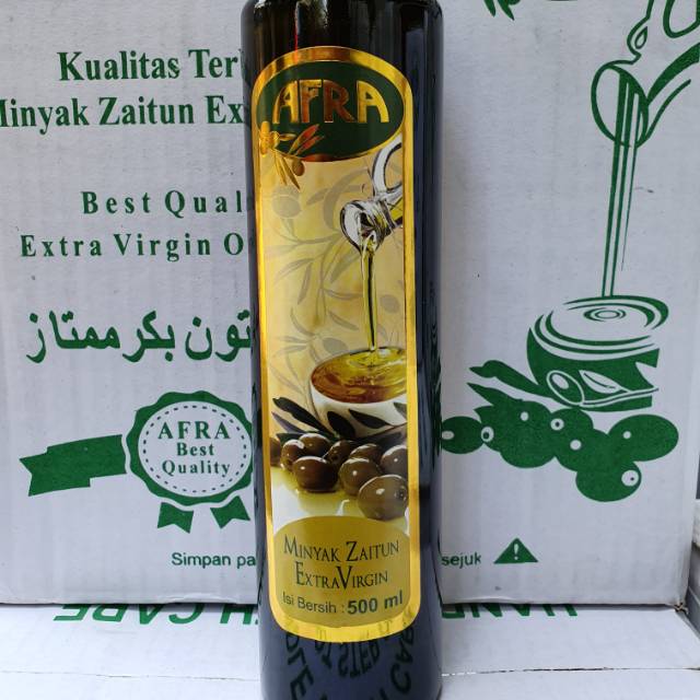 Minyak zaitun afra 500ml extra virgin | Lazada Indonesia