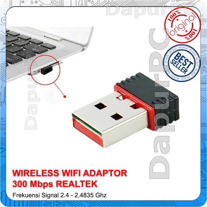 KexTech USB Wireless WiFi Adapter 300Mbps Chip Realtek RTL8188 | Lazada ...