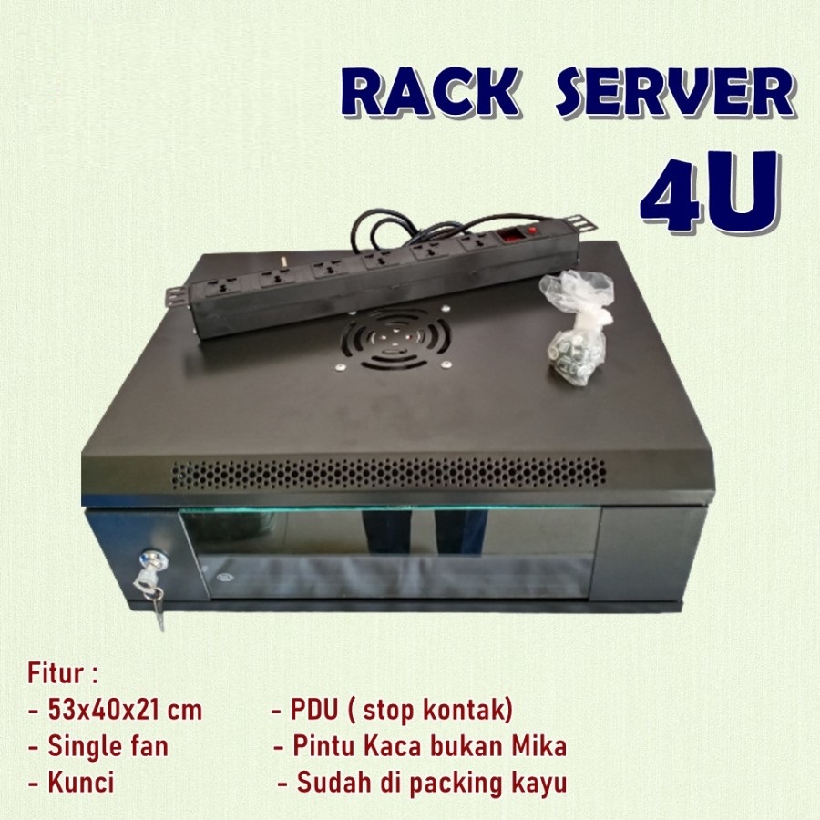 RAK RACK SERVER DVR CCTV - 4U | Lazada Indonesia