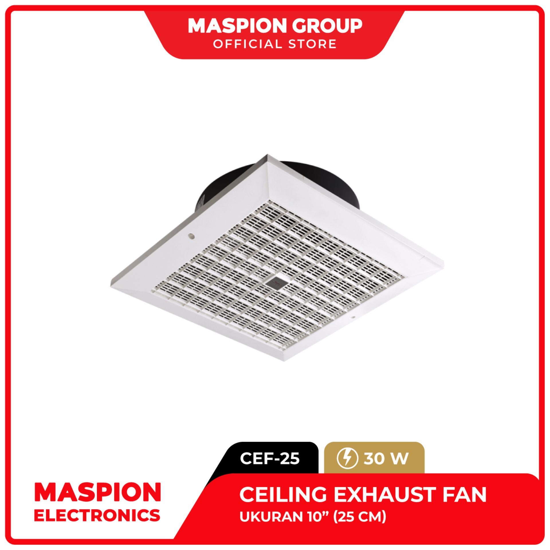 MASPION CEF-25 CEILING EXHAUST FAN KIPAS PENGHISAP (10 INCH/25 cm ...