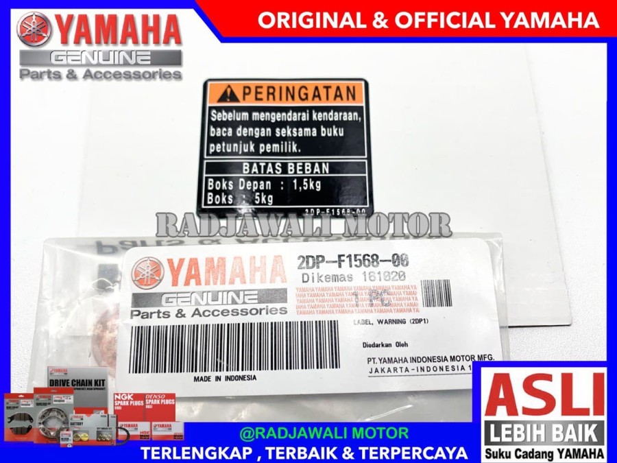 STICKER STIKER PERINGATAN WARNING NMAX YAMAHA | Lazada Indonesia