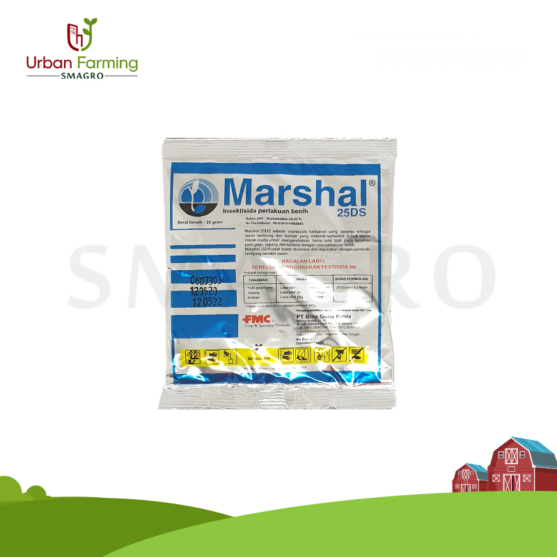 Insektisida MARSHAL 25DS 25 Gram Obat Hama Semut dan Lalat Bibit ...